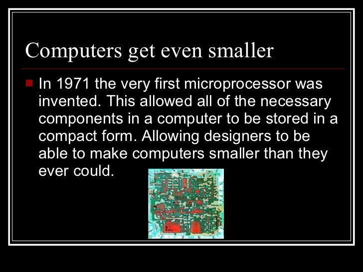 The History of computers