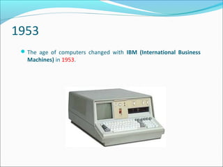 The history of computers | PPT