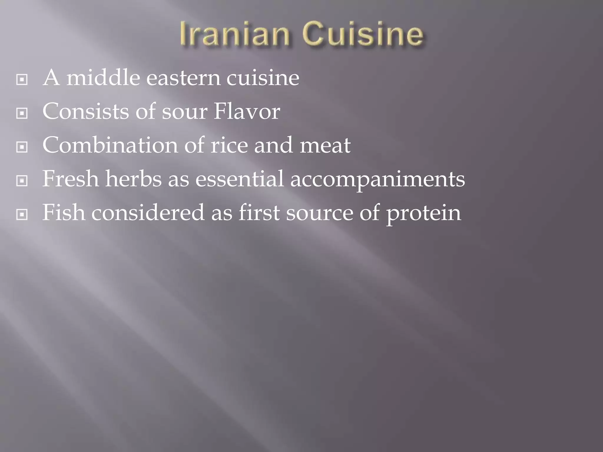 The history of cuisines | PPTX