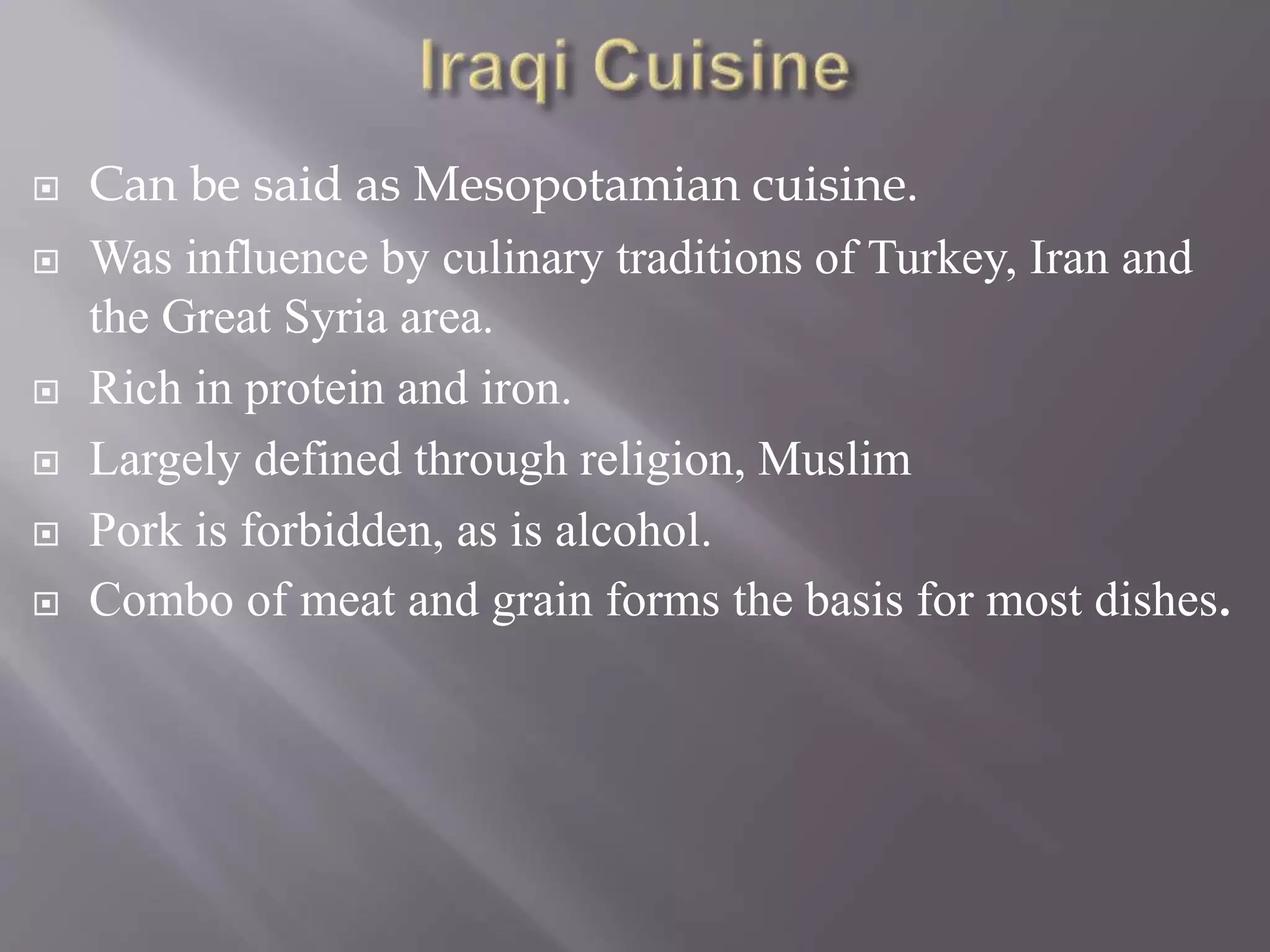 The history of cuisines | PPTX