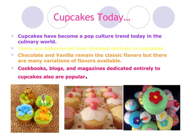 The History Of Cupcakes | PPT