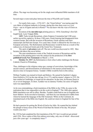 The history of de english bible | PDF