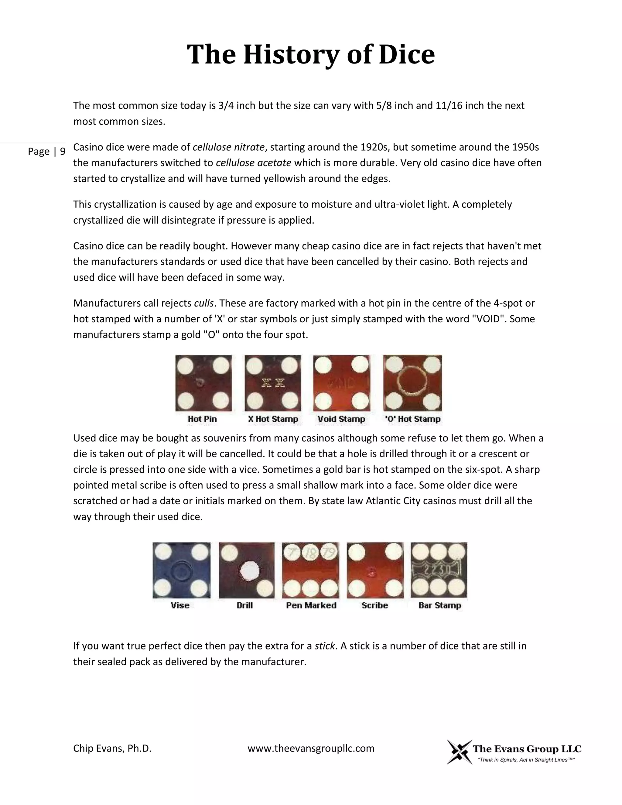 The history of dice | PDF