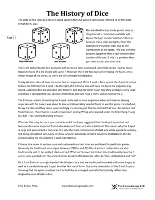 The history of dice | PDF