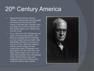 The history of diets | PPTX