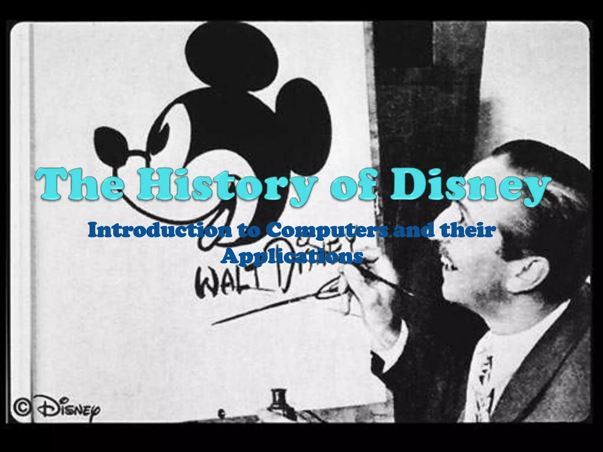 The history of disney | PPTX