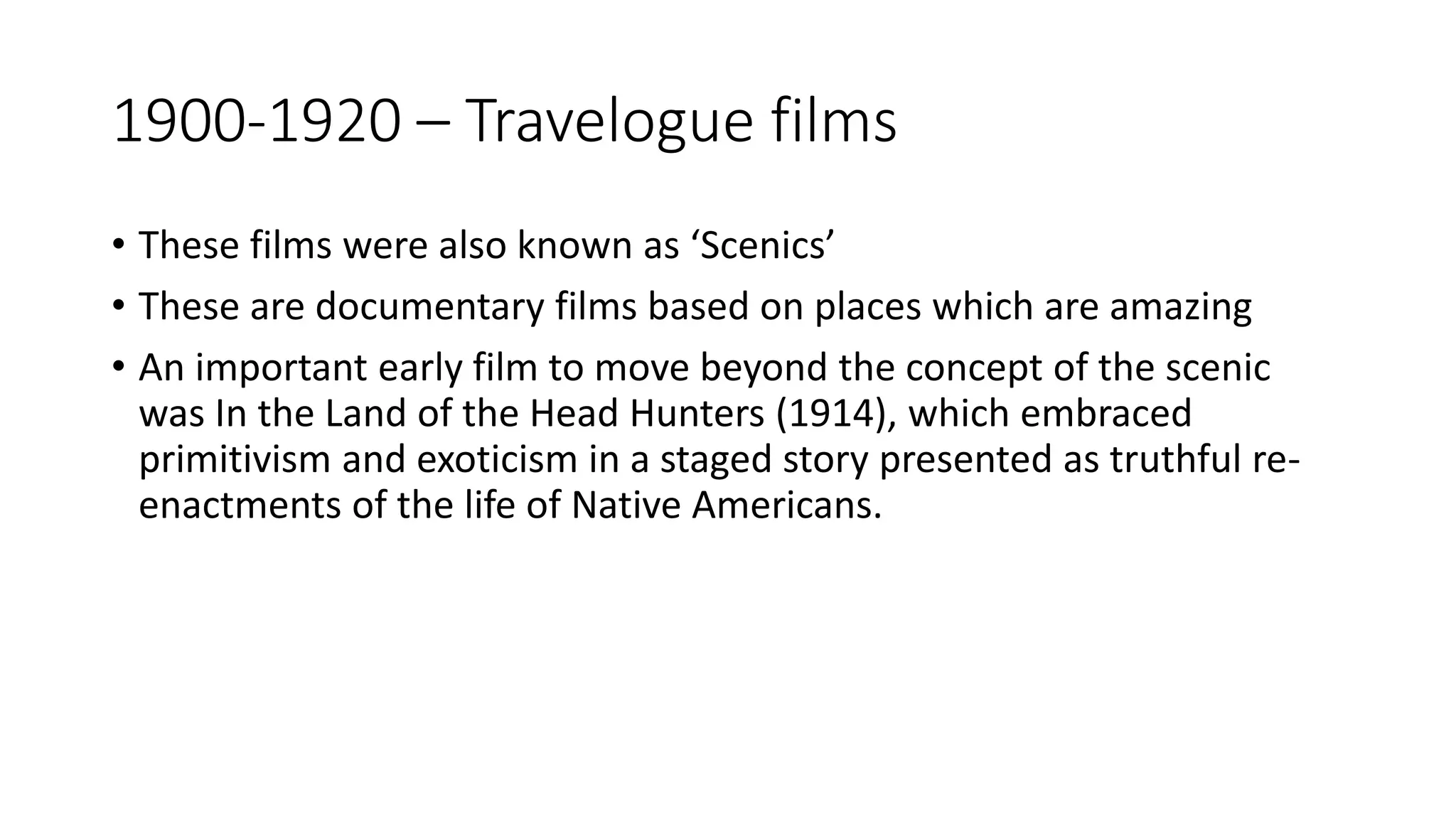 The history of documentary films | PPT