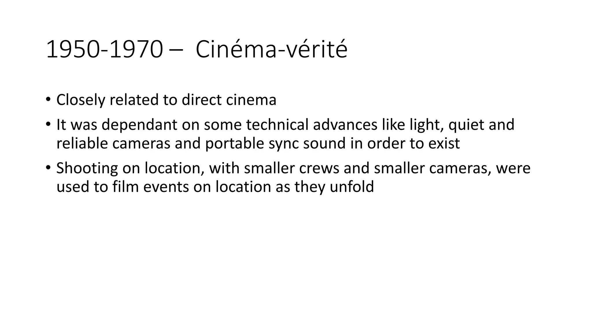 The history of documentary films | PPT