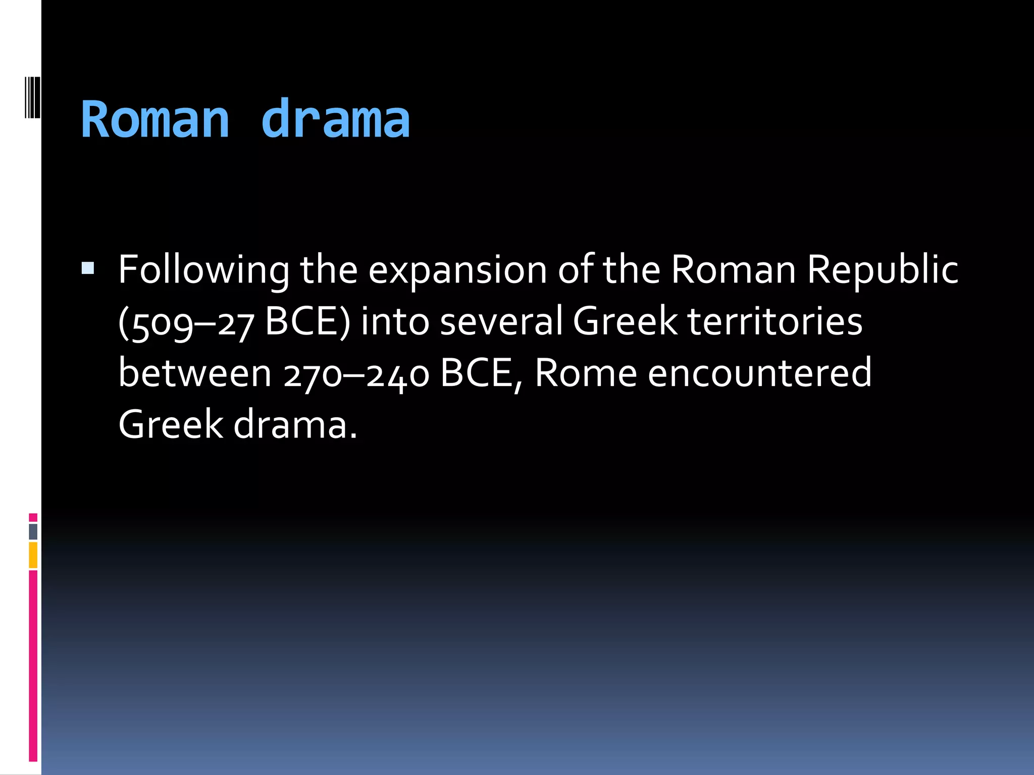 The history of drama | PPTX