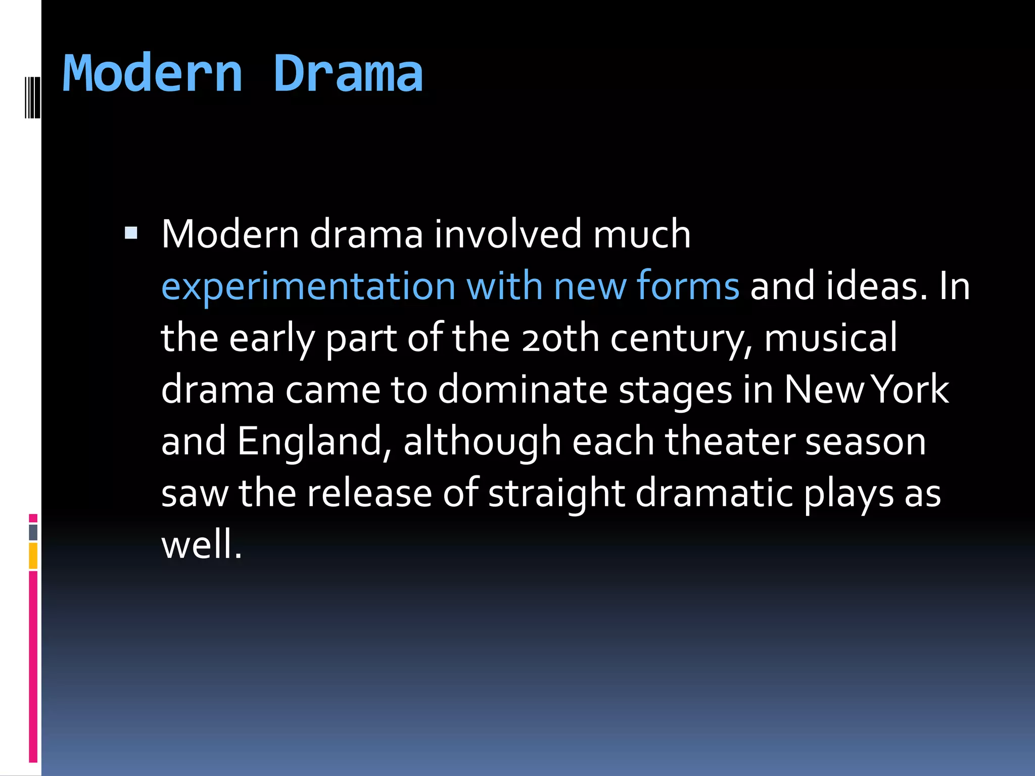 The history of drama | PPTX