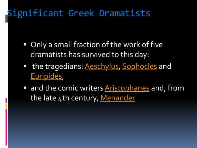 The history of drama | PPTX