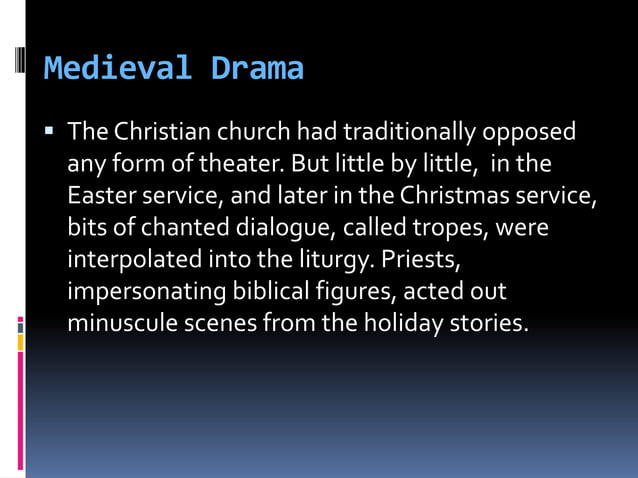 The history of drama | PPTX