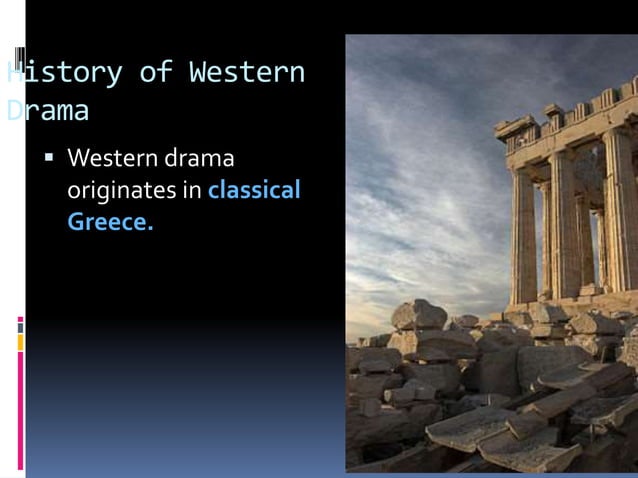 The history of drama | PPTX