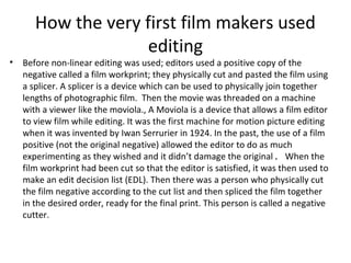 The history of editing | PPT
