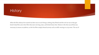 The History of Editing | PPT