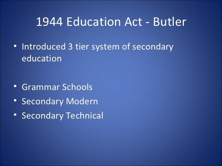 The history of education