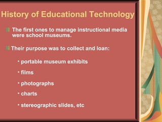 The history of educational technology | PPT