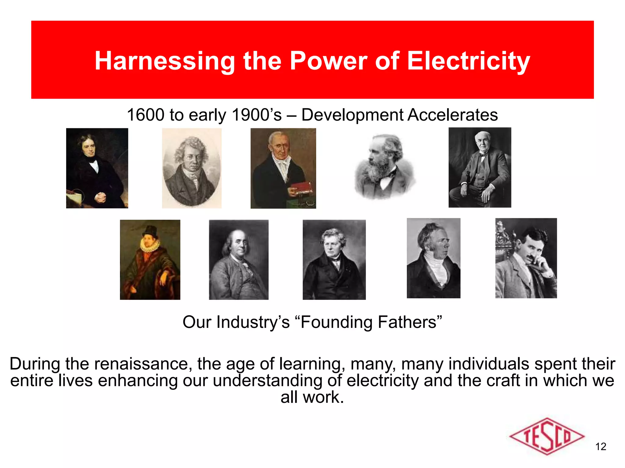 The History of Electrical Discovery Leading to the Formation of Our ...