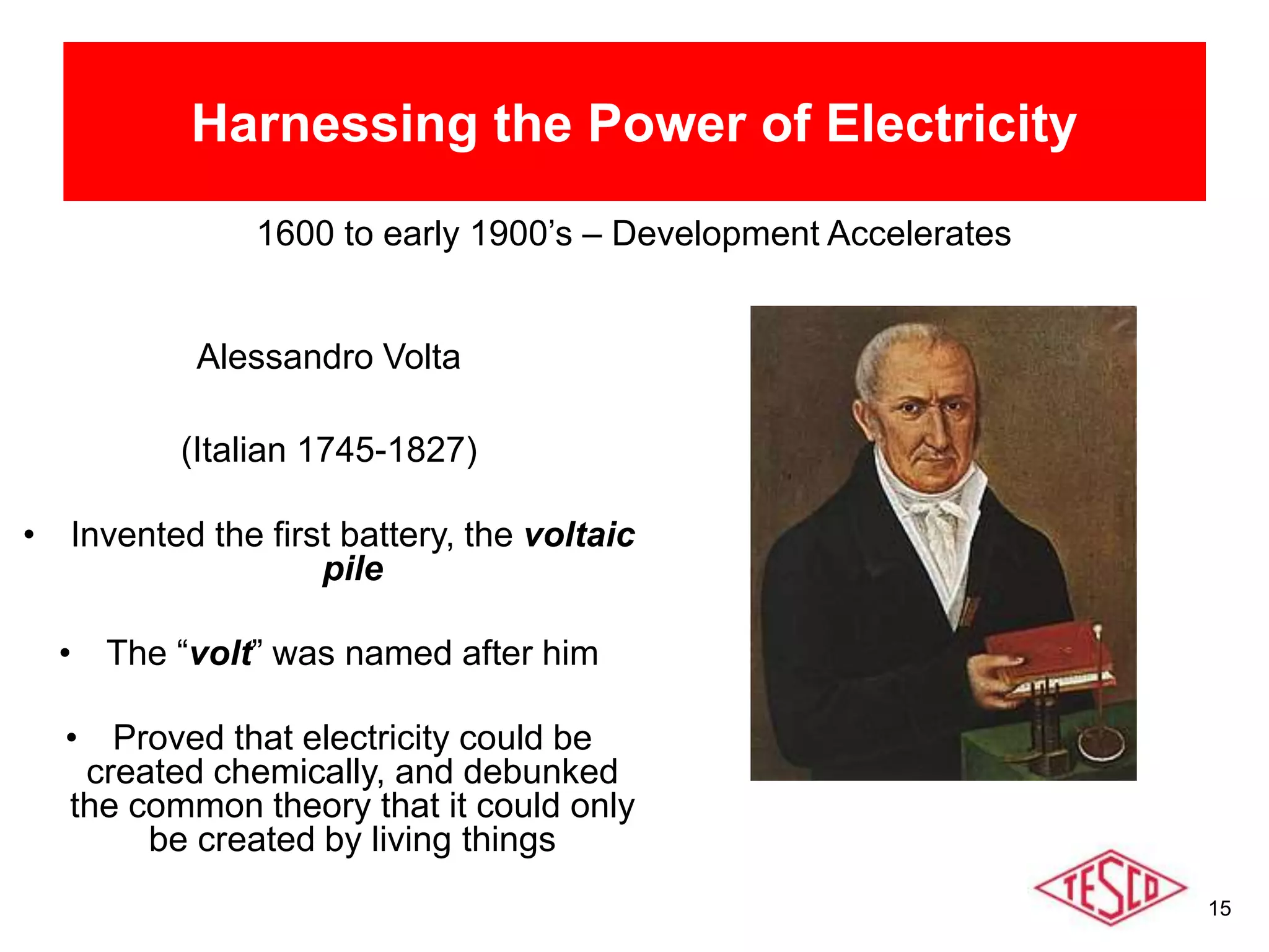 The History of Electrical Discovery Leading to the Formation of Our ...