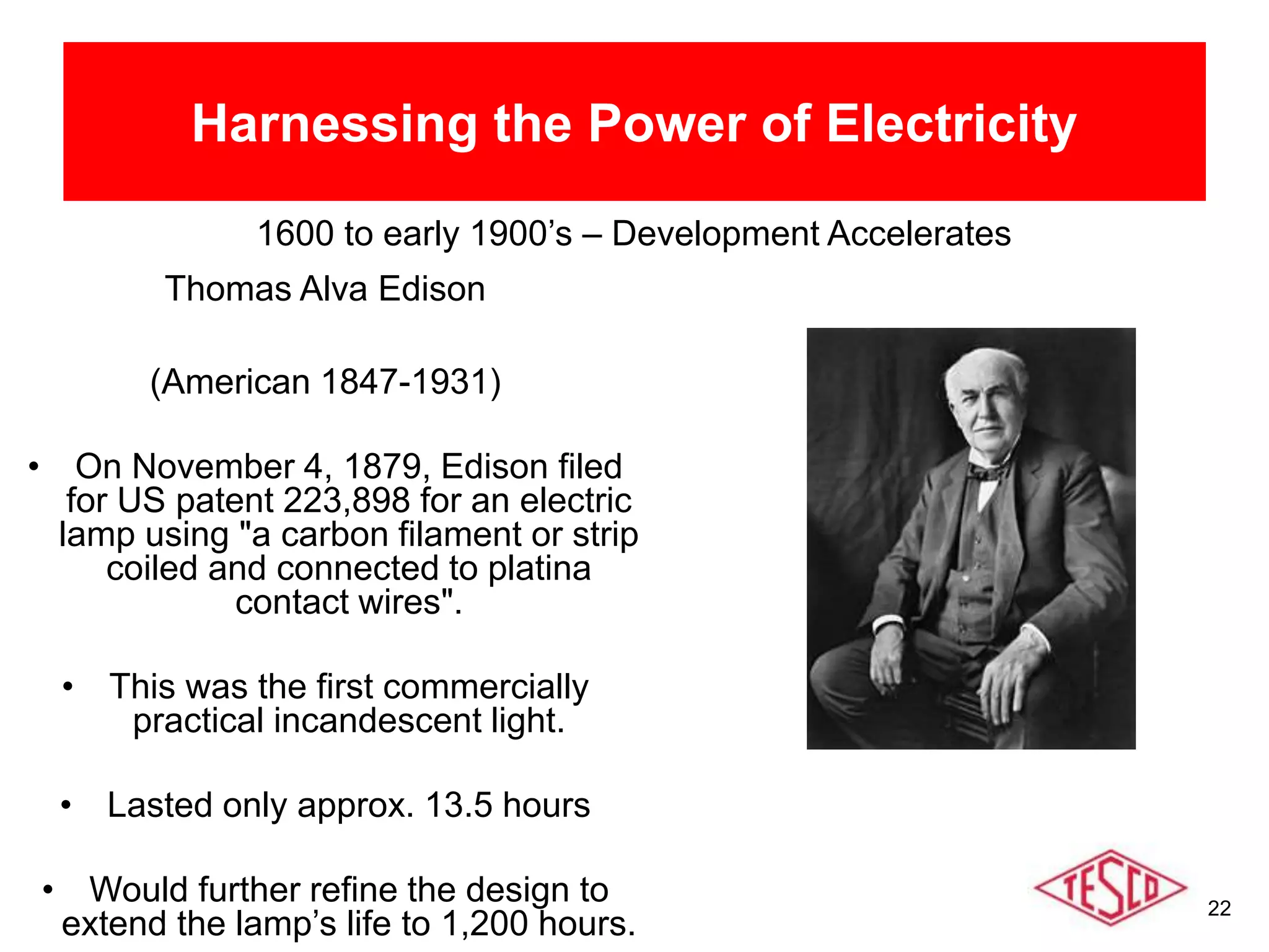 The History of Electrical Discovery Leading to the Formation of Our ...