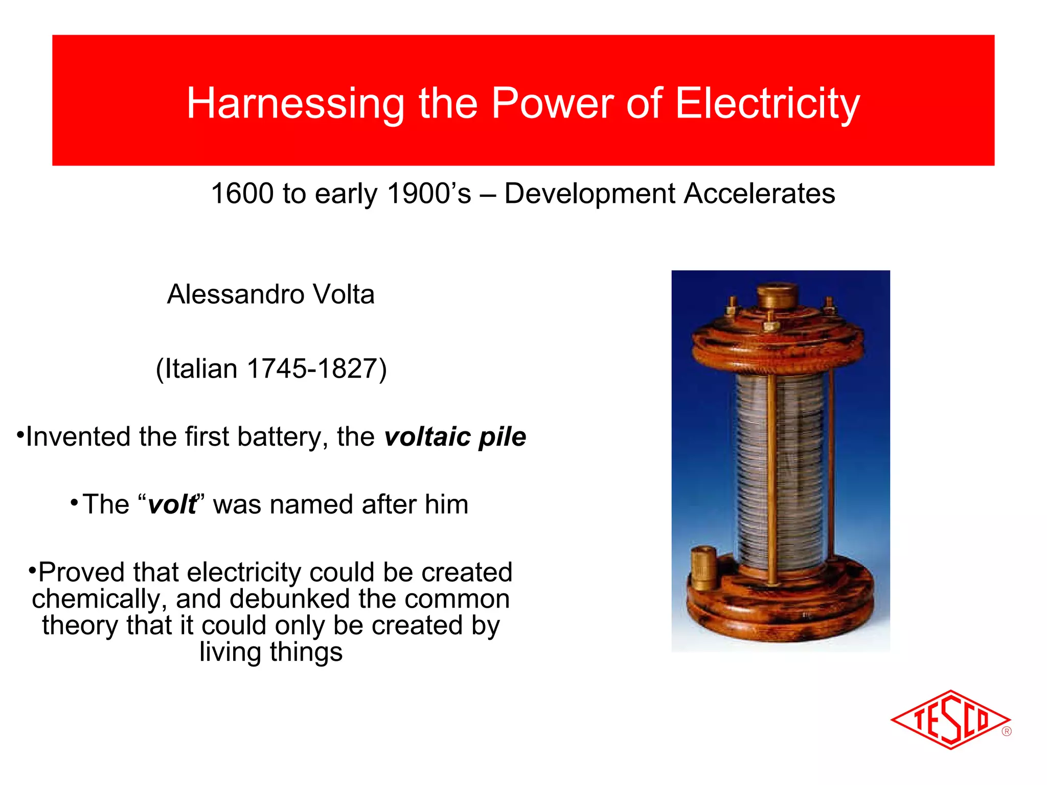 The History Of Electric Metering (UMMA Winter Conference 2018) | PPT