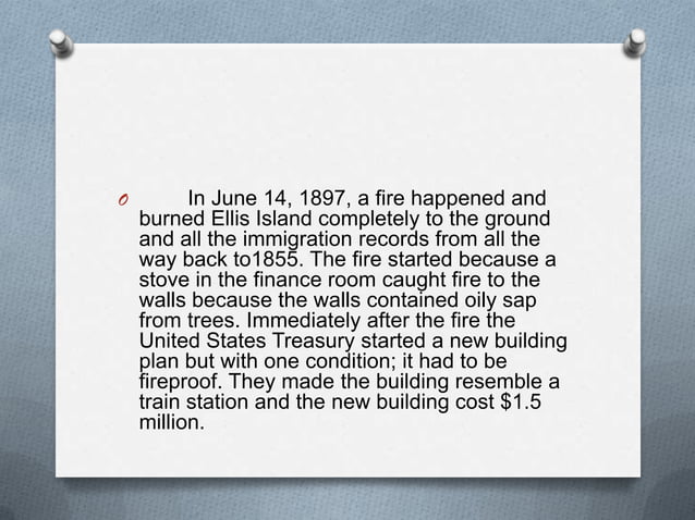 The history of ellis island and why people | PPTX