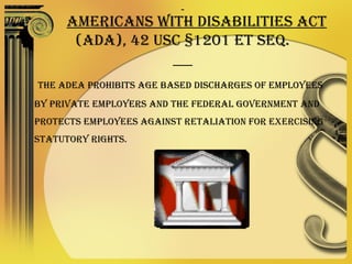 The History Of Employment At Will | PPT