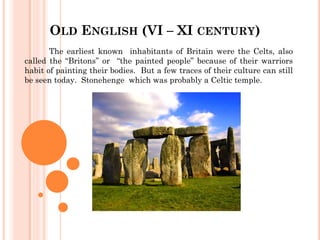 The history of english language | PDF
