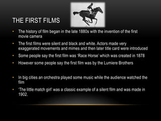 Media Timeline | PPTX | Horror | Genres