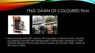 Unit 9 Task ?- The History of Film | PPTX