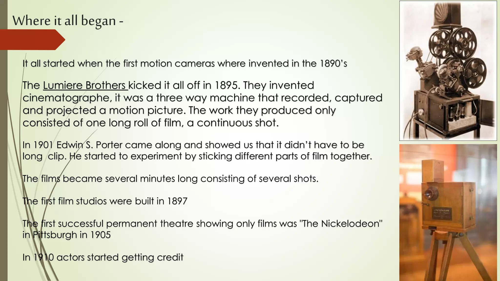 The History of Film Editing | PPTX