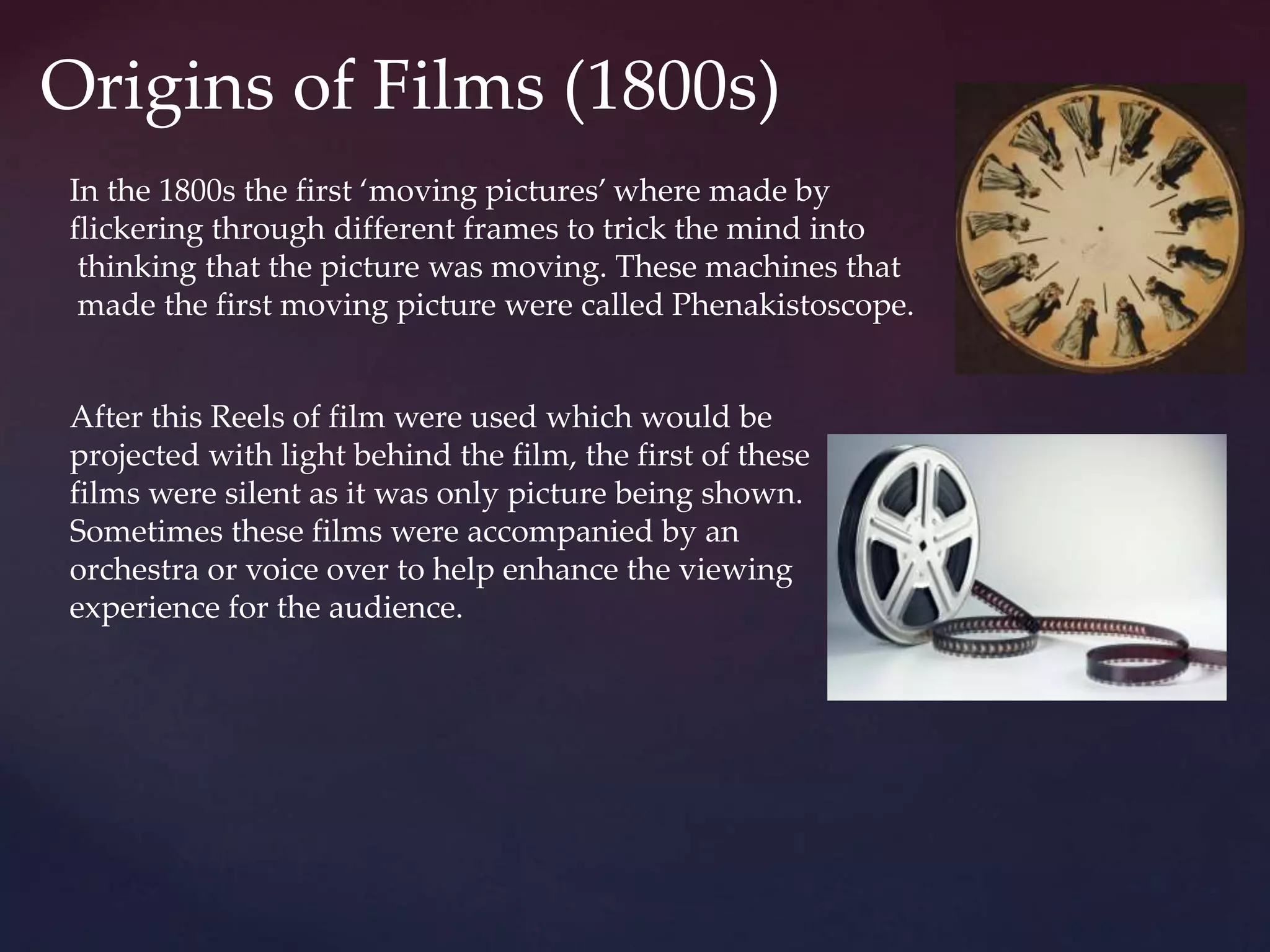 The history of films | PPTX | History | Genres