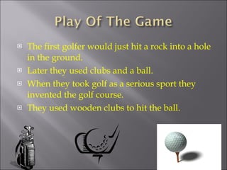 The history of golf | PPT