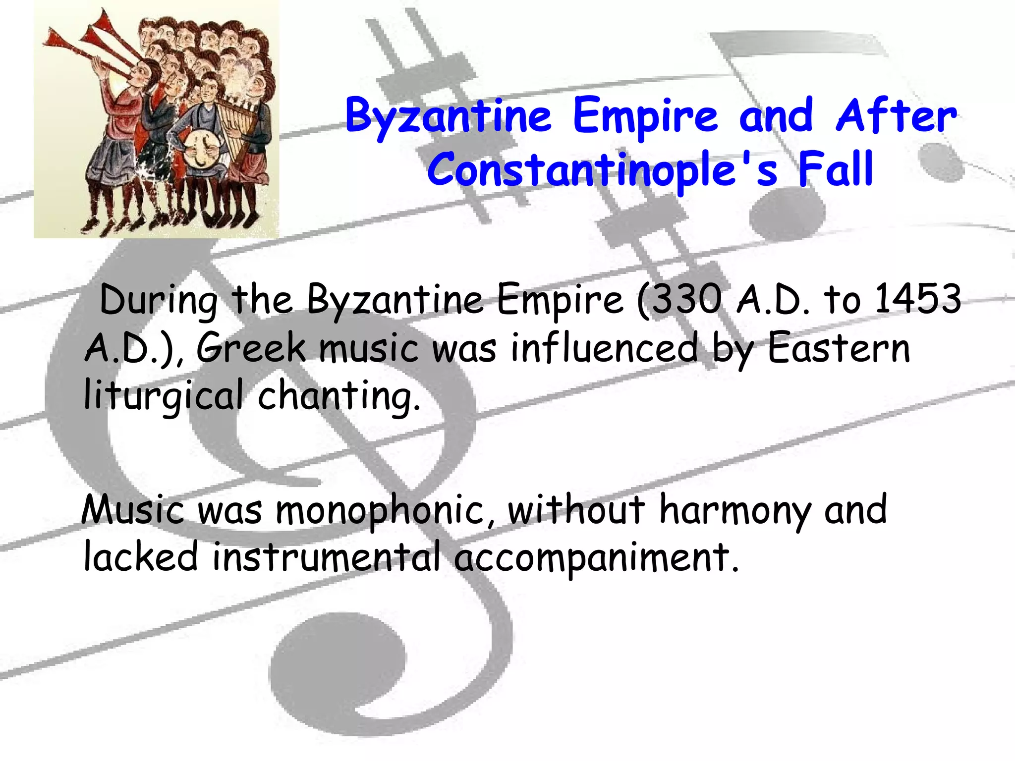 The history of greek music1 | PPT