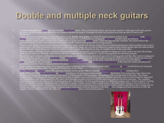 The history of guitars | PPTX