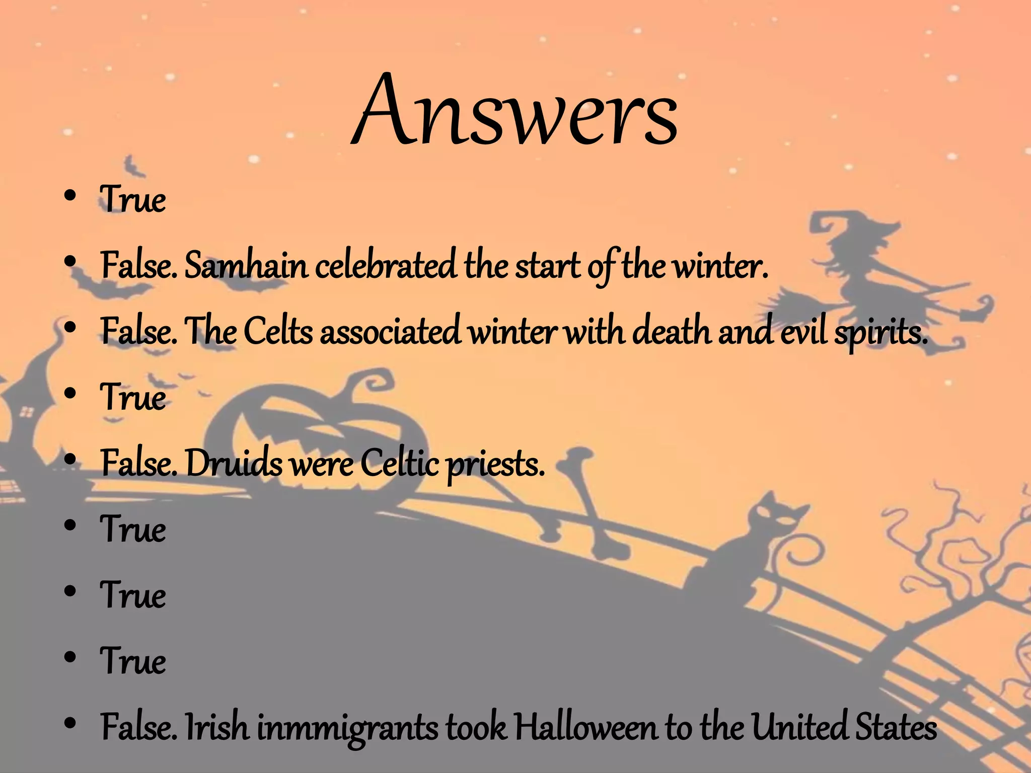 The history of halloween | PPT