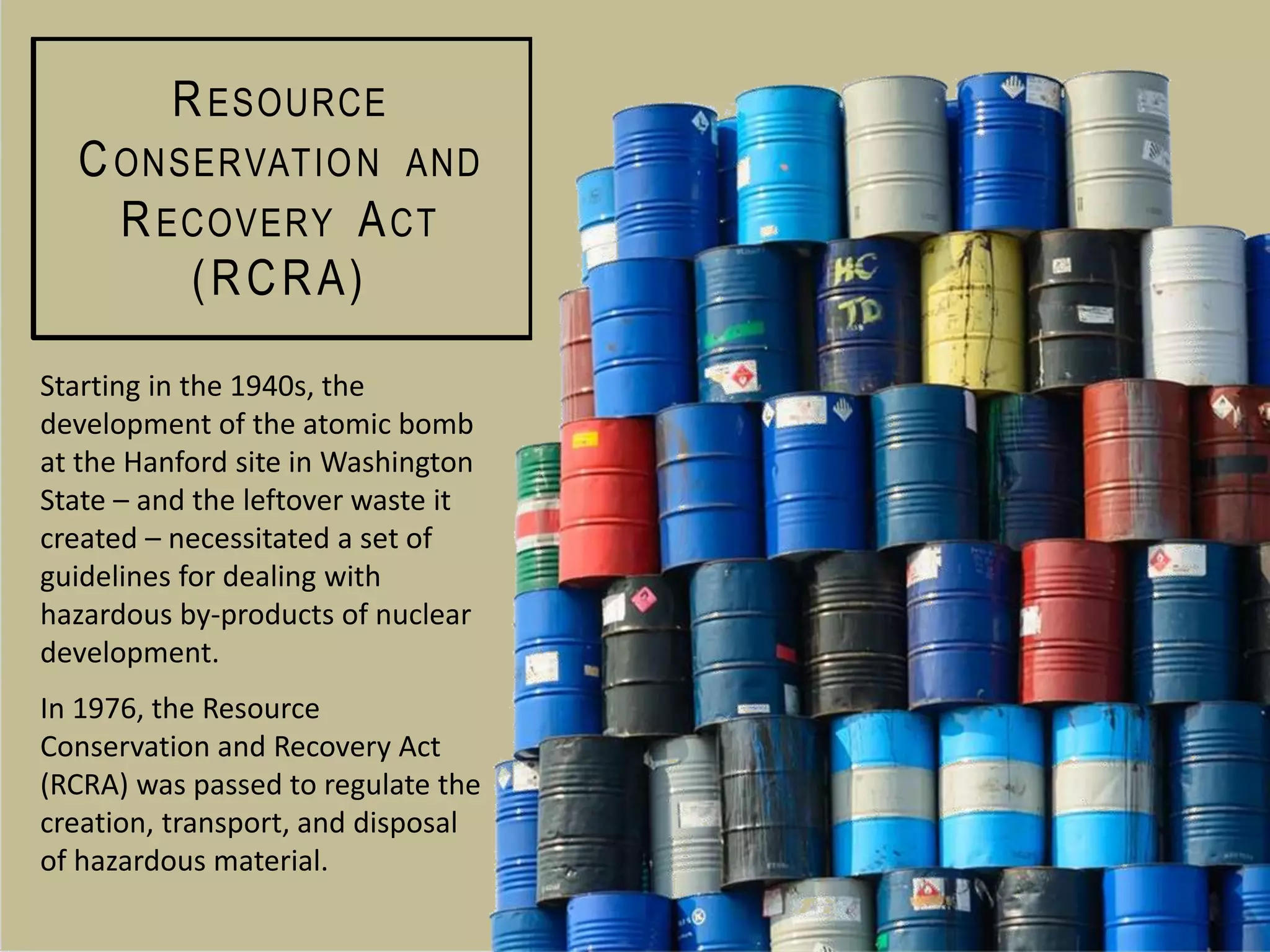 The History of HAZWOPER: Hazardous Waste Operations and Emergency ...