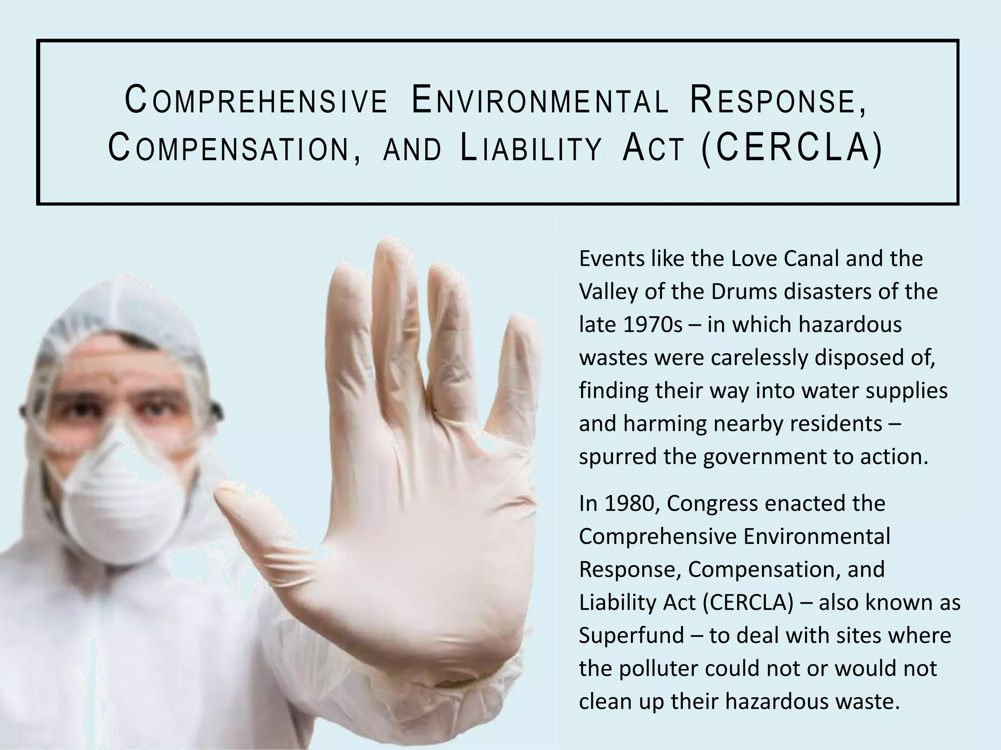 The History of HAZWOPER: Hazardous Waste Operations and Emergency ...