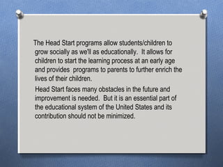 The history of head start | PPT