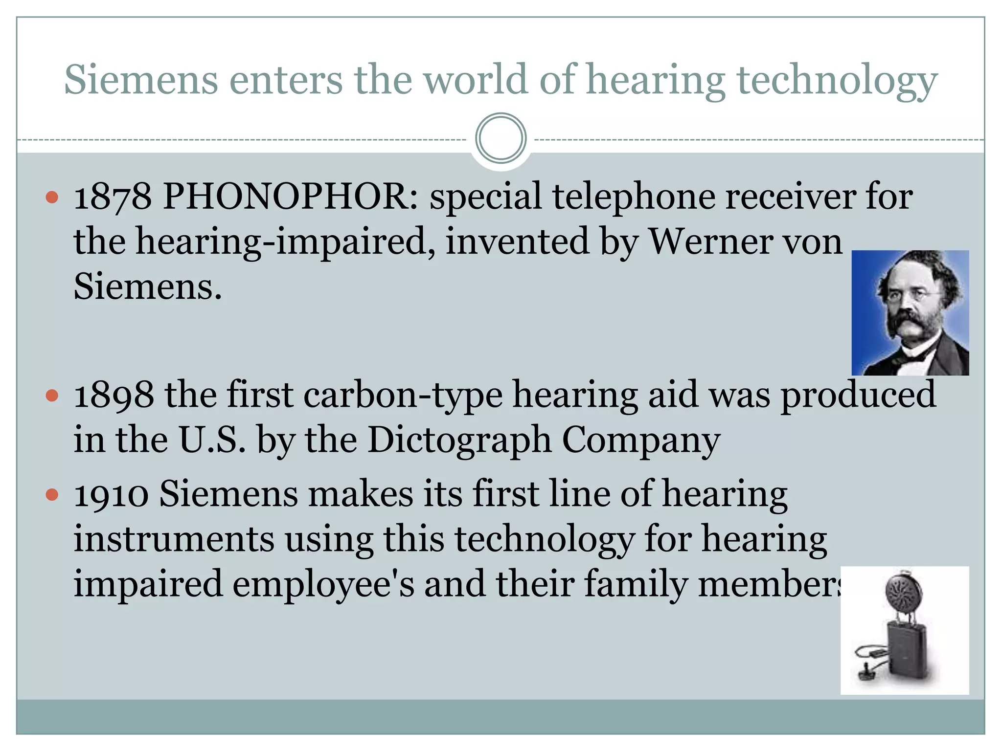 The history of hearing aids | PPTX