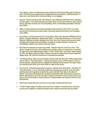 The history of hip hop | DOC