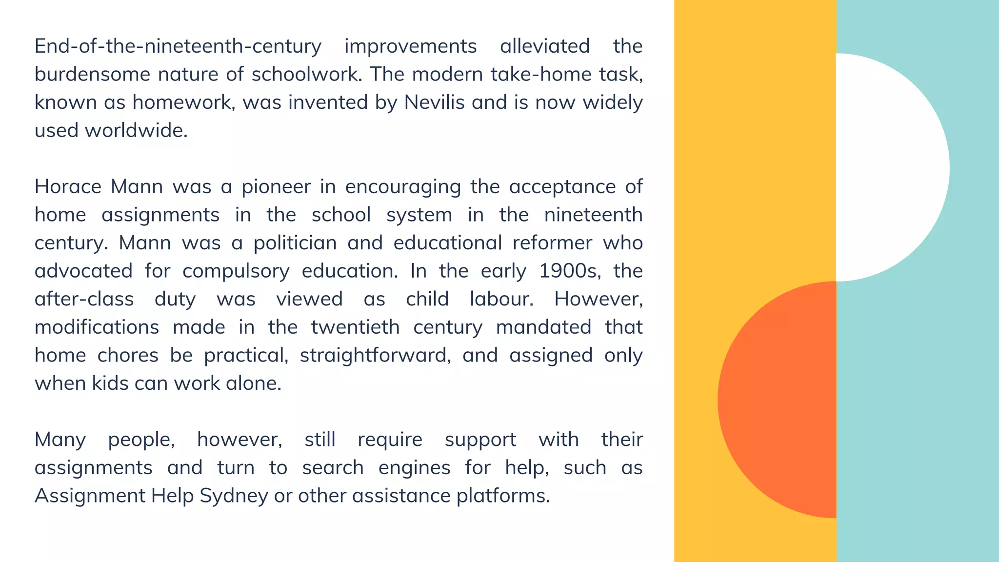 The History of Homework | PPT