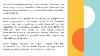 The History of Homework | PPT