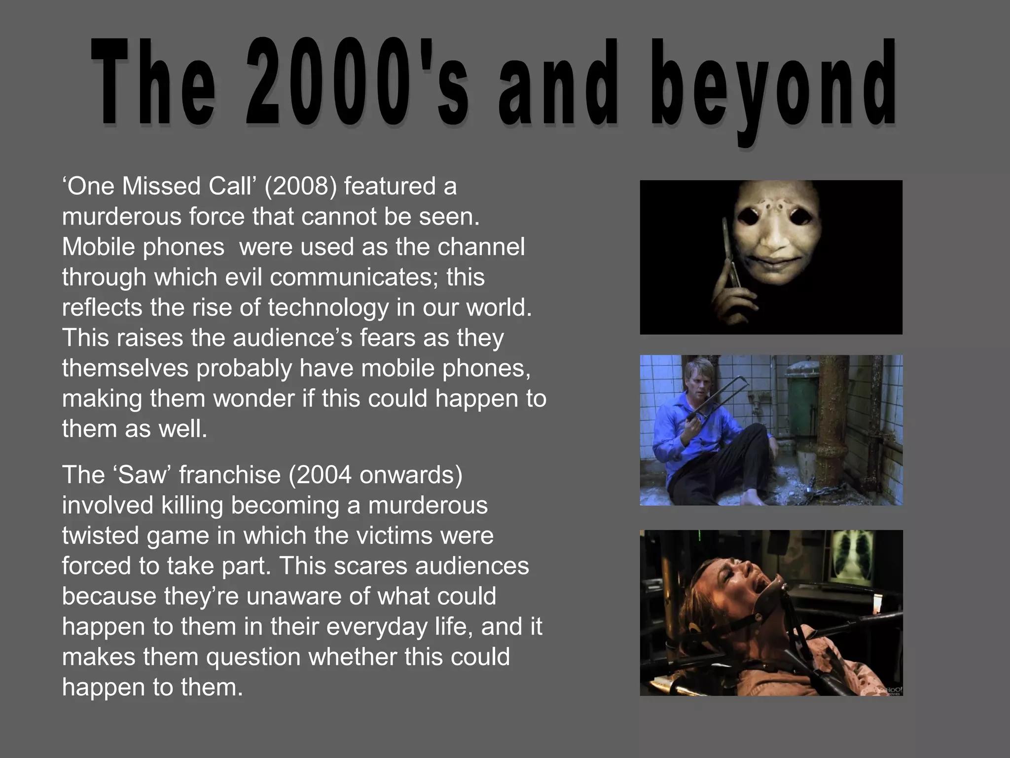 History of Horror | PPT