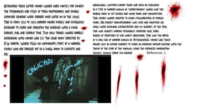 The history of horror | PPTX