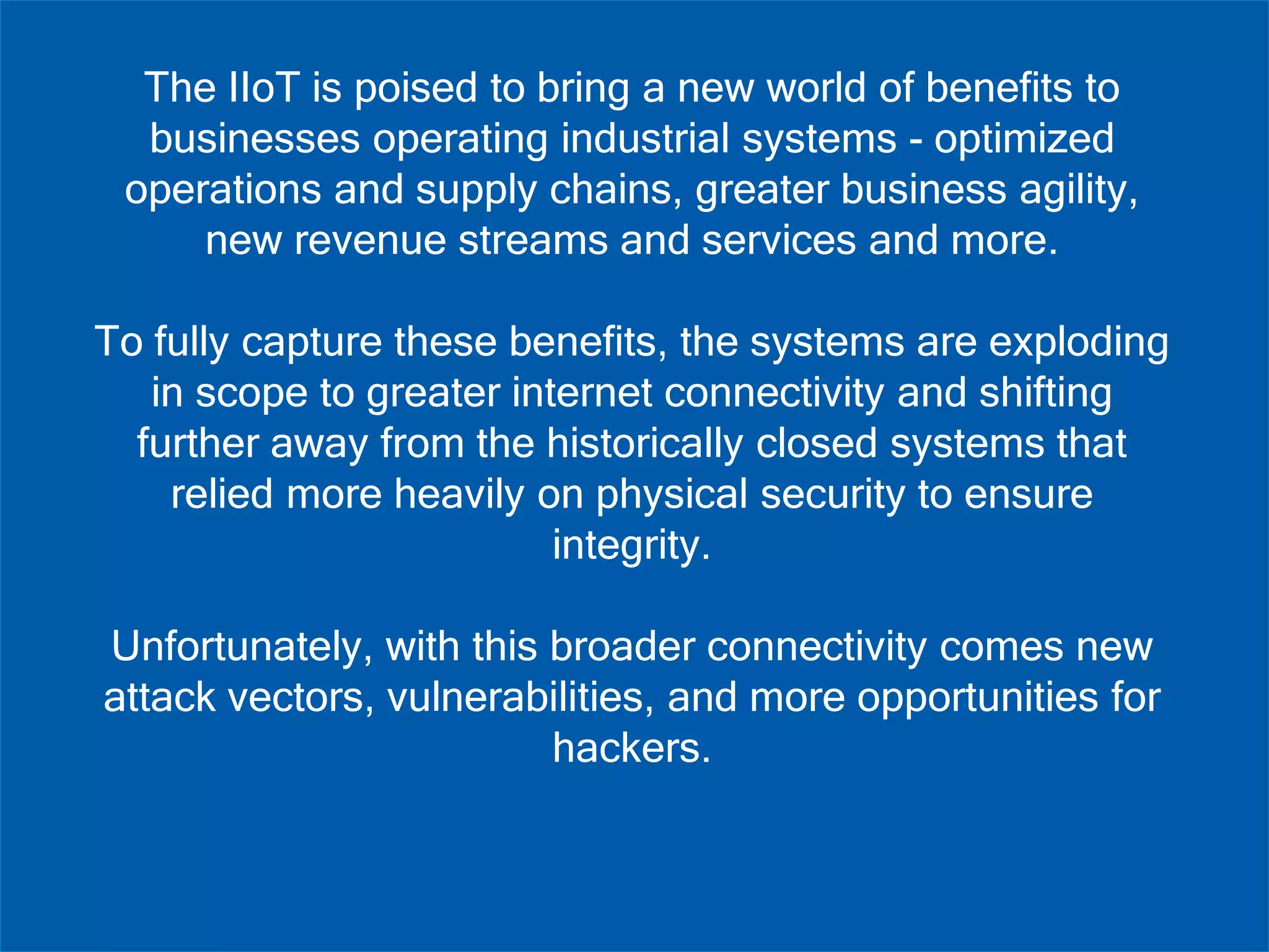 A History of IIoT Cyber-Attacks | PPT