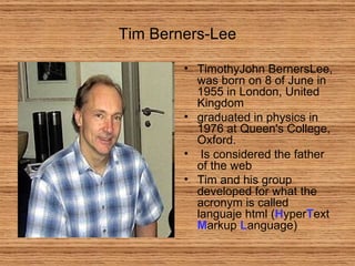 The History Of Internet | PPT | Computer Networking | Computing