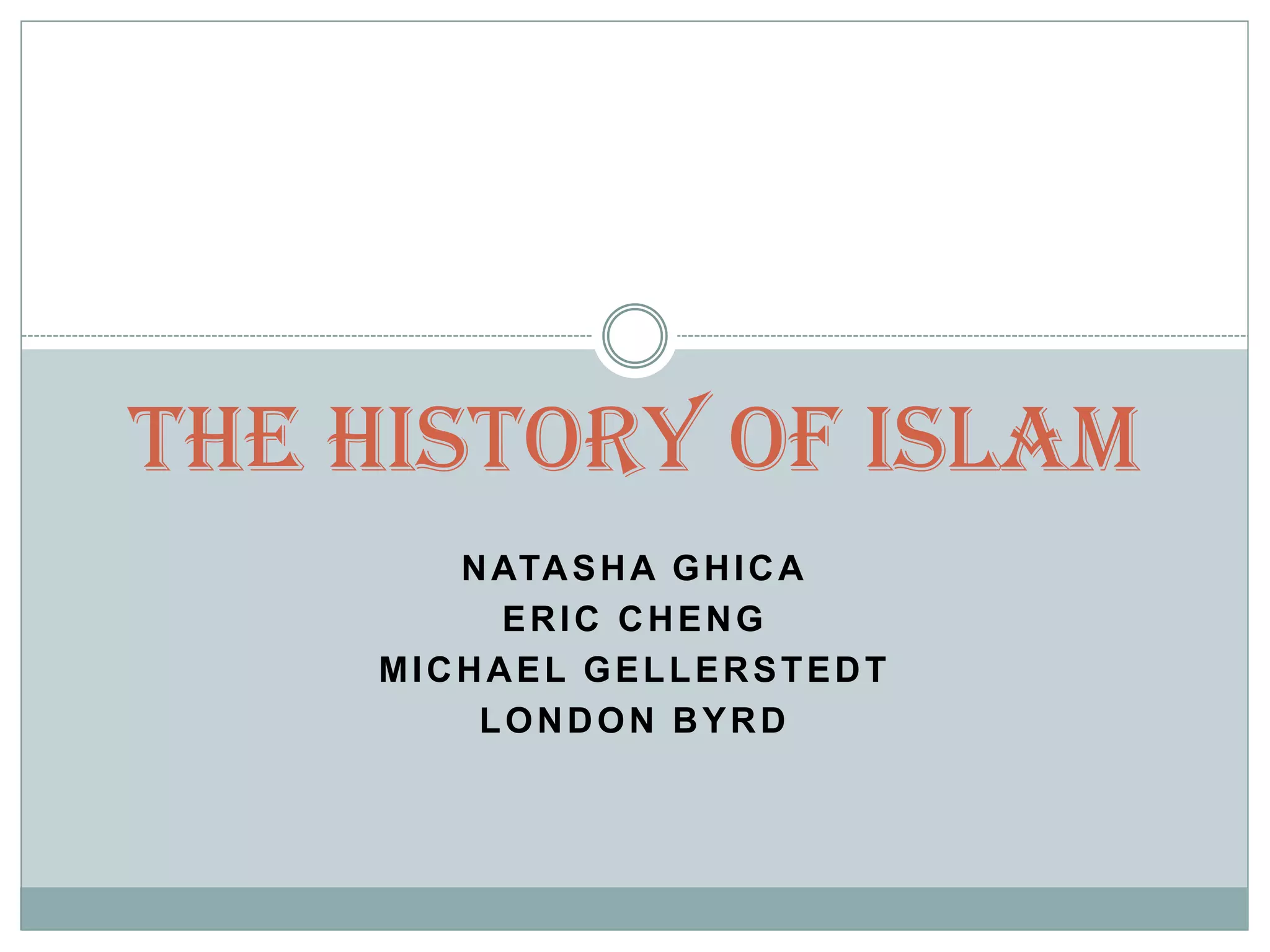 The History of Islam | PDF