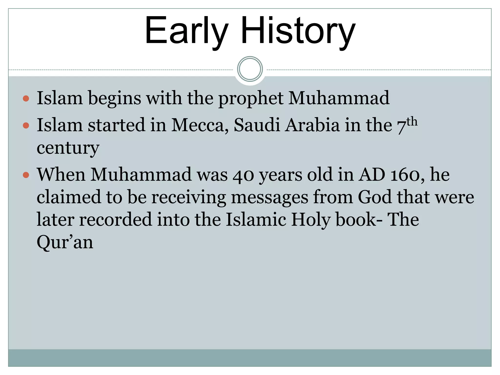 The History of Islam | PDF