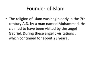 The History of Islam | PPTX | Islam | Religion & Spirituality